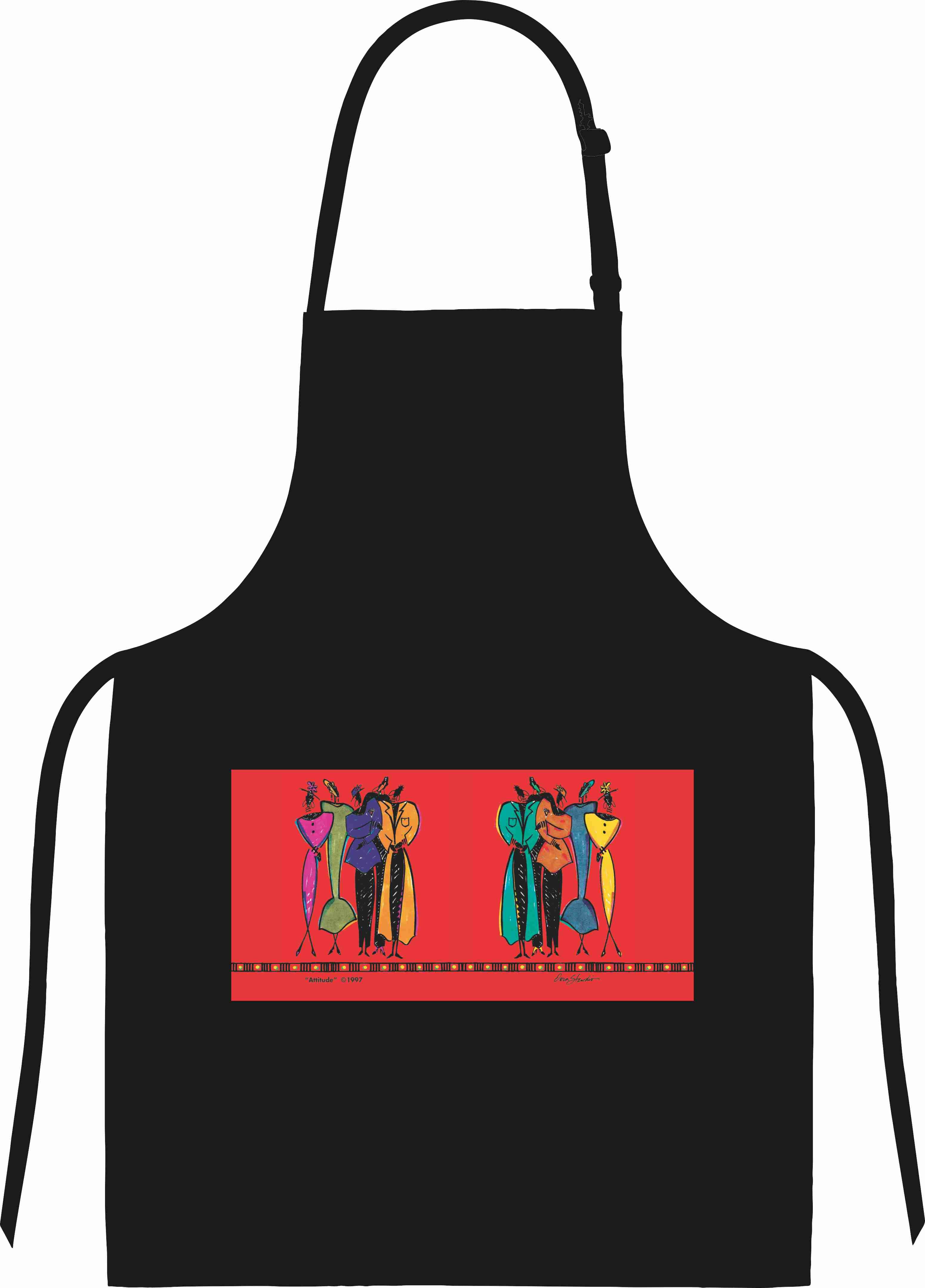 Attitude | Okra Stewdio | Apron | DobsonProducts.com