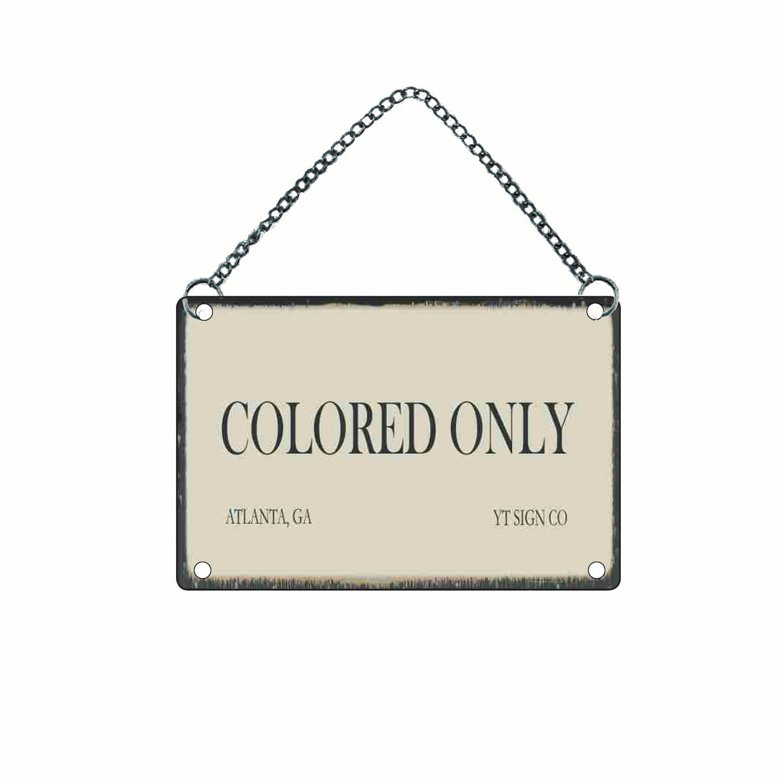 COLORED ONLY * COLORED ONLY SIGNS * Dobson Products | Segregation Sign ...