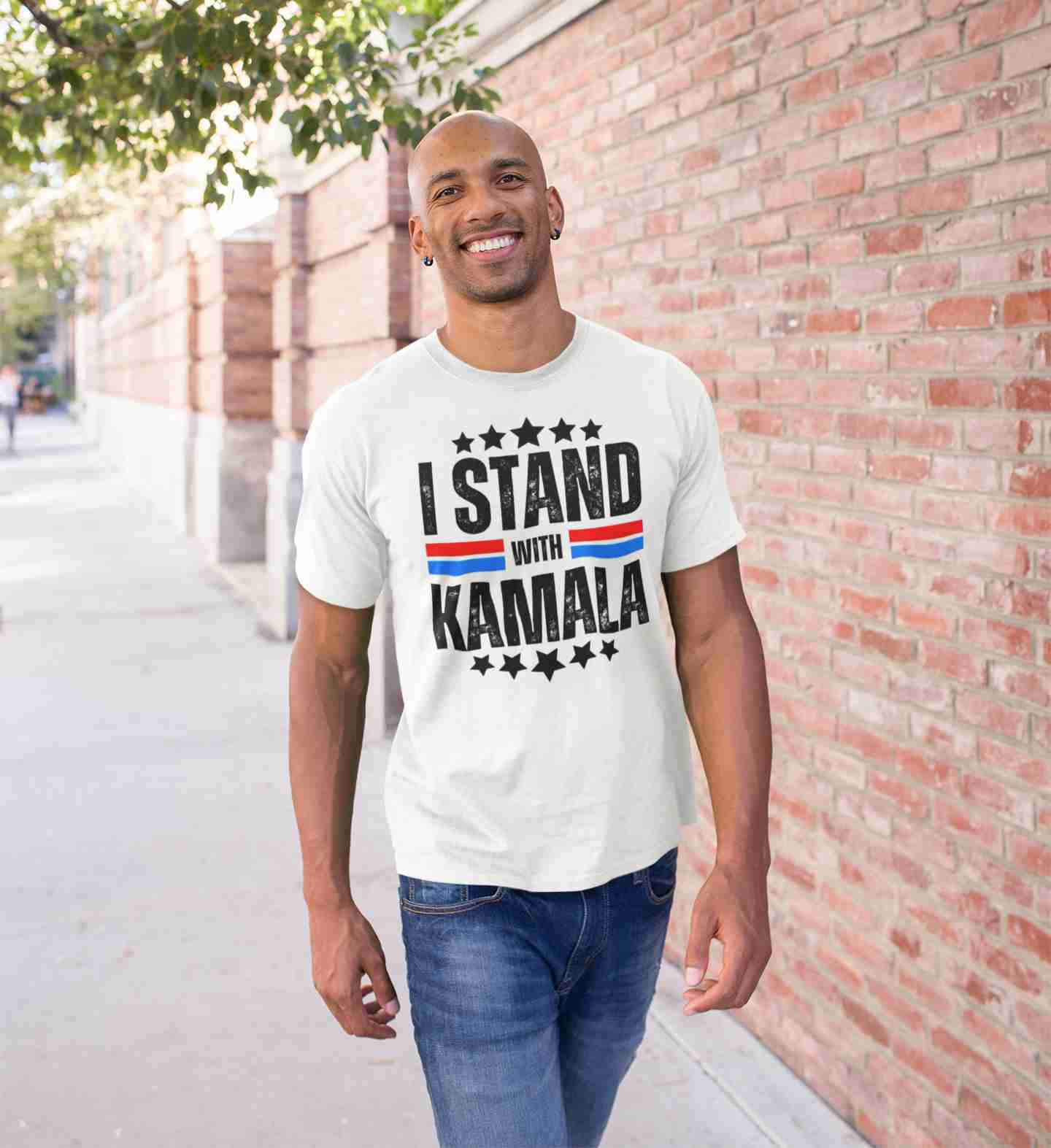 I Stand with Kamala T-Shirt - Dobson Products
