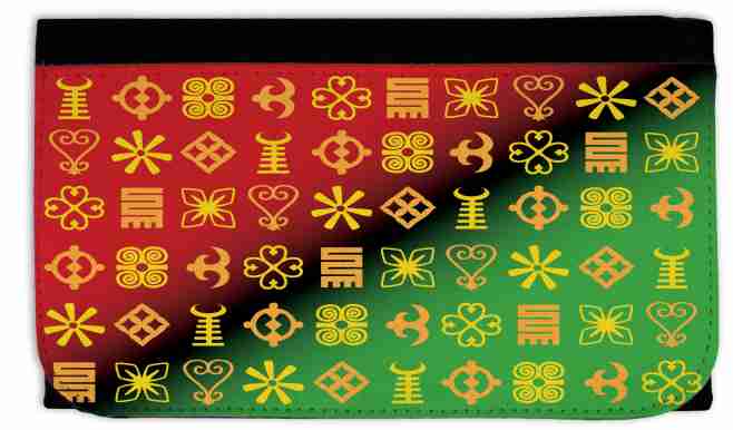 Adinkra Symbols | Women's Long Wallet | DobsonProducts.com