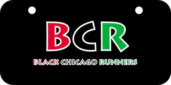 Black Chicago Runners | Runners | License Plates | DobsonProducts.com