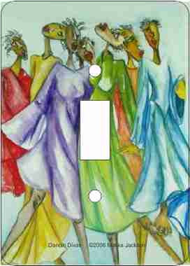 Danc'n Divas | Malika Jackson | Wall Plates | DobsonProducts.com