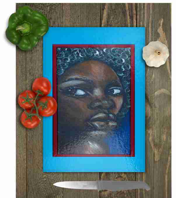 Ebony Girl | Malika Jackson | Cutting Boards | DobsonProducts.com