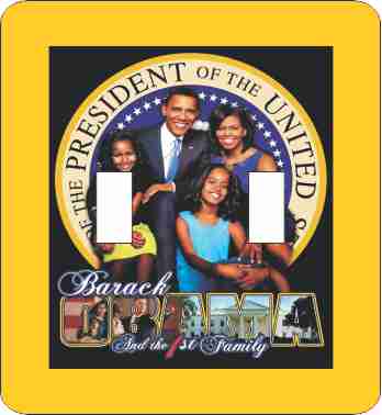 The Obamas, First Family | Wall Plates & Covers | DobsonProducts.com