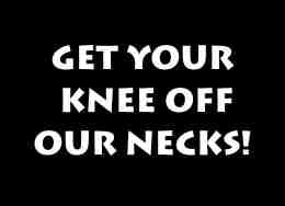 Get Your Knee Off Our Necks | George Floyd | Magnet | DobsonProducts.com
