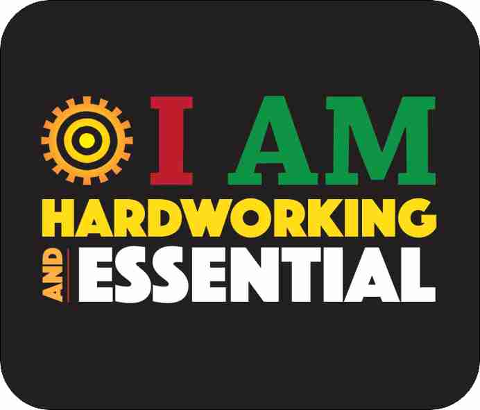 I Am Hard Working and Essential | Mouse Pad | DobsonProducts.com