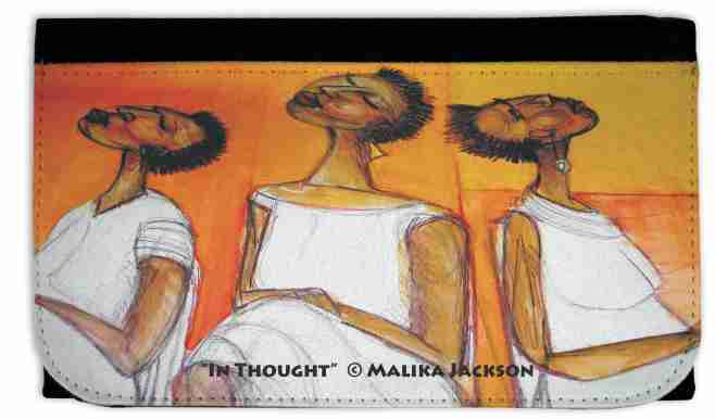 In Thought | Malika Jackson | Women's Long Wallet | DobsonProducts.com
