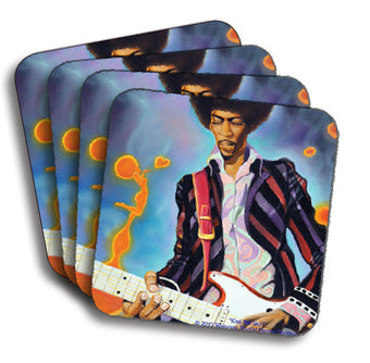 Kiss The Sky | Demar Douglas | Coasters, Sets of 4 | DobsonProducts.com