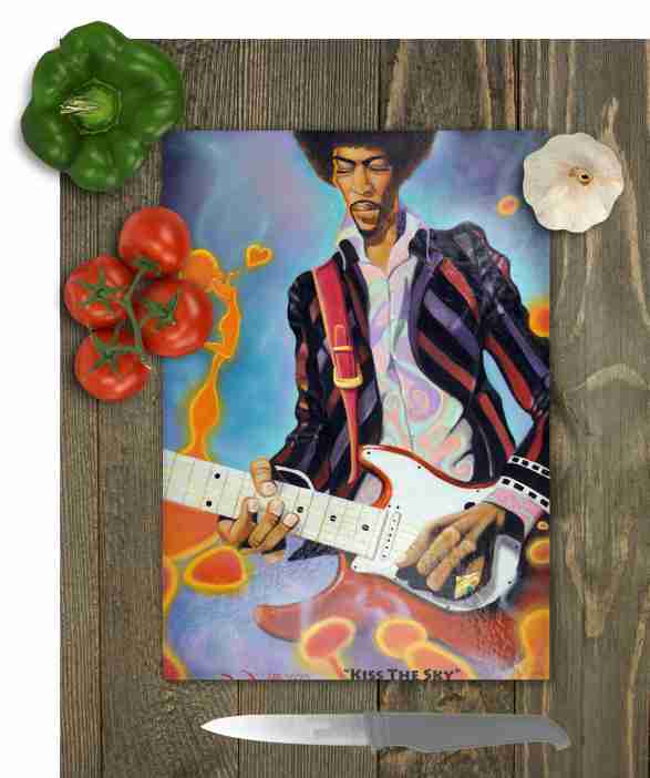 Kiss The Sky | Demar Douglas | Cutting Boards | DobsonProducts.com