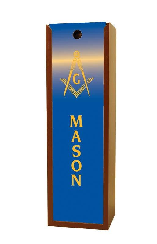 Masonic | Wine Bottle Box | DobsonProducts.com
