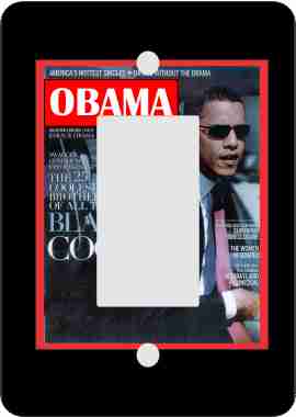 President Obama, Black Cool | Wall Plates | DobsonProducts.com