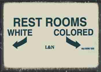 Rest Rooms | Segregation Sign | Magnet | DobsonProducts.com