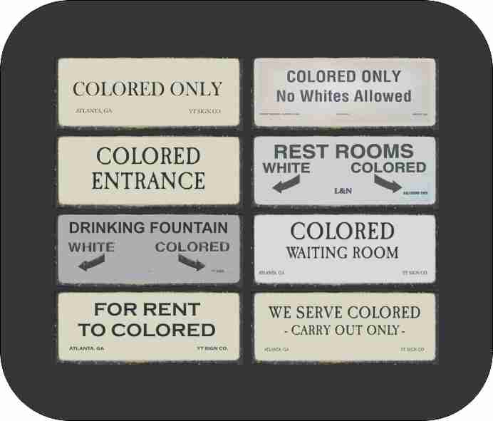 Segregation Signs