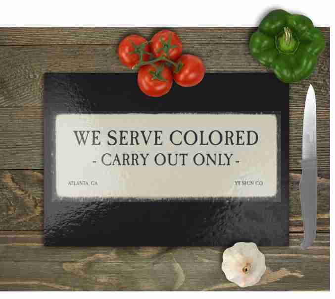 We Serve Colored | Cutting Boards | DobsonProducts.com